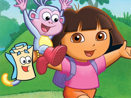 Dora Find Hidden Map - Puzzles Magic