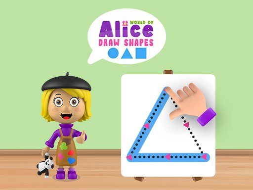 World of Alice Draw Shapes - Puzzles Magic