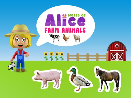 World of Alice Farm Animals - Puzzles Magic